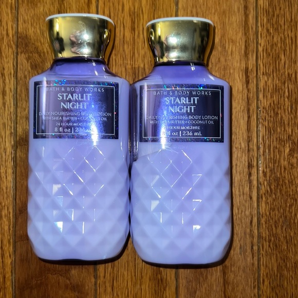 Bath & Body Works | Bath & Body | Bbw Starlit Night Body Lotion 2pc Set | Poshmark
